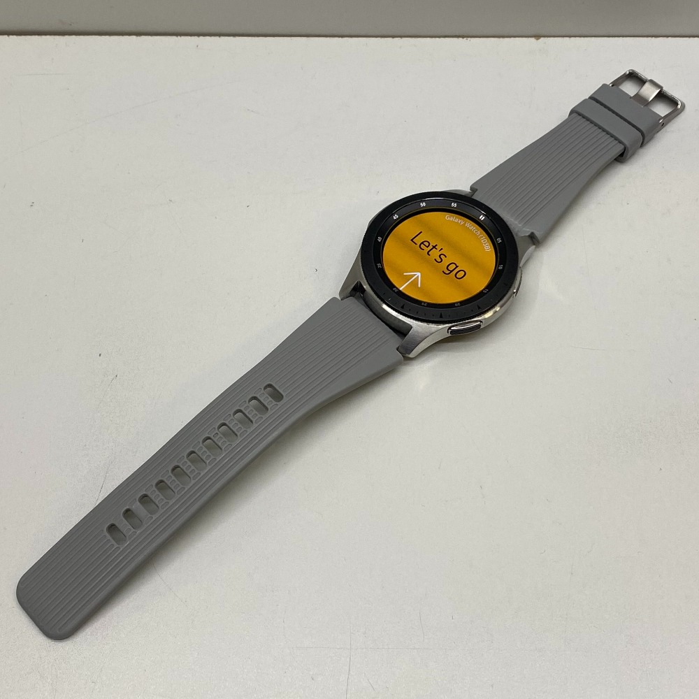 Pre-owned Samsung Galaxy Watch Model SM-R800 46mm in Silver - Own4Less